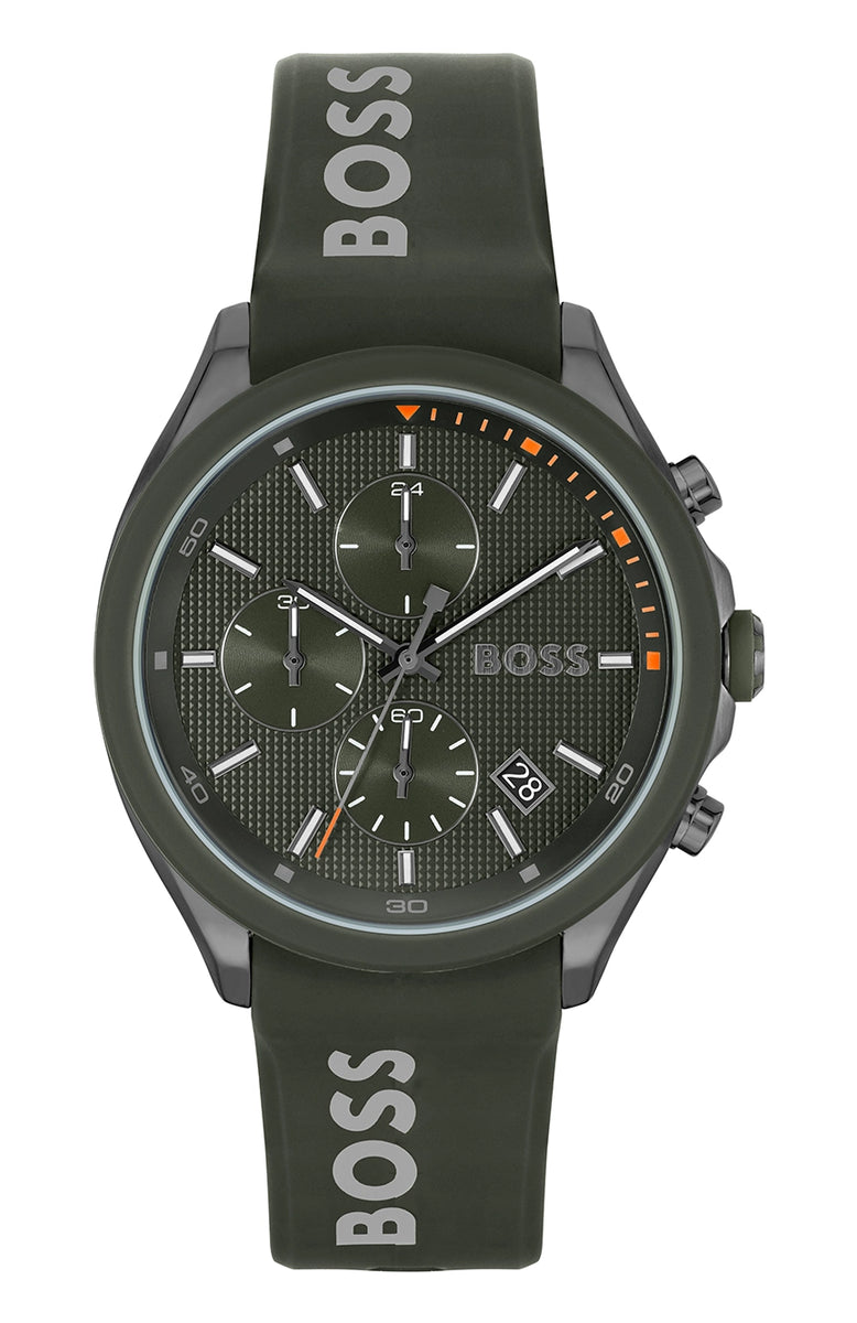 Hugo Boss Velocity Green Silicone Band Watch 1514060 – Bellagio ...